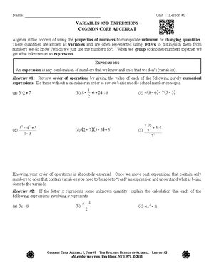 1a Practice Problems - Verbal Expressions - Name ...