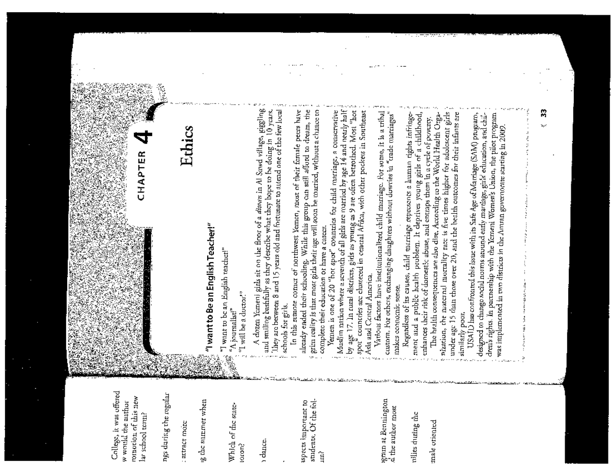 CARS question - Ethics 1 (answers) - GEY4612 - Studocu