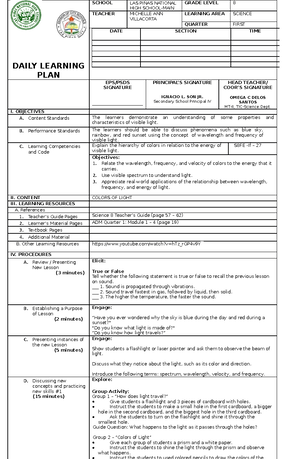 Lesson plan tracing lines - LESSON PLAN “TRACING LINES” OBJECTIVES ...