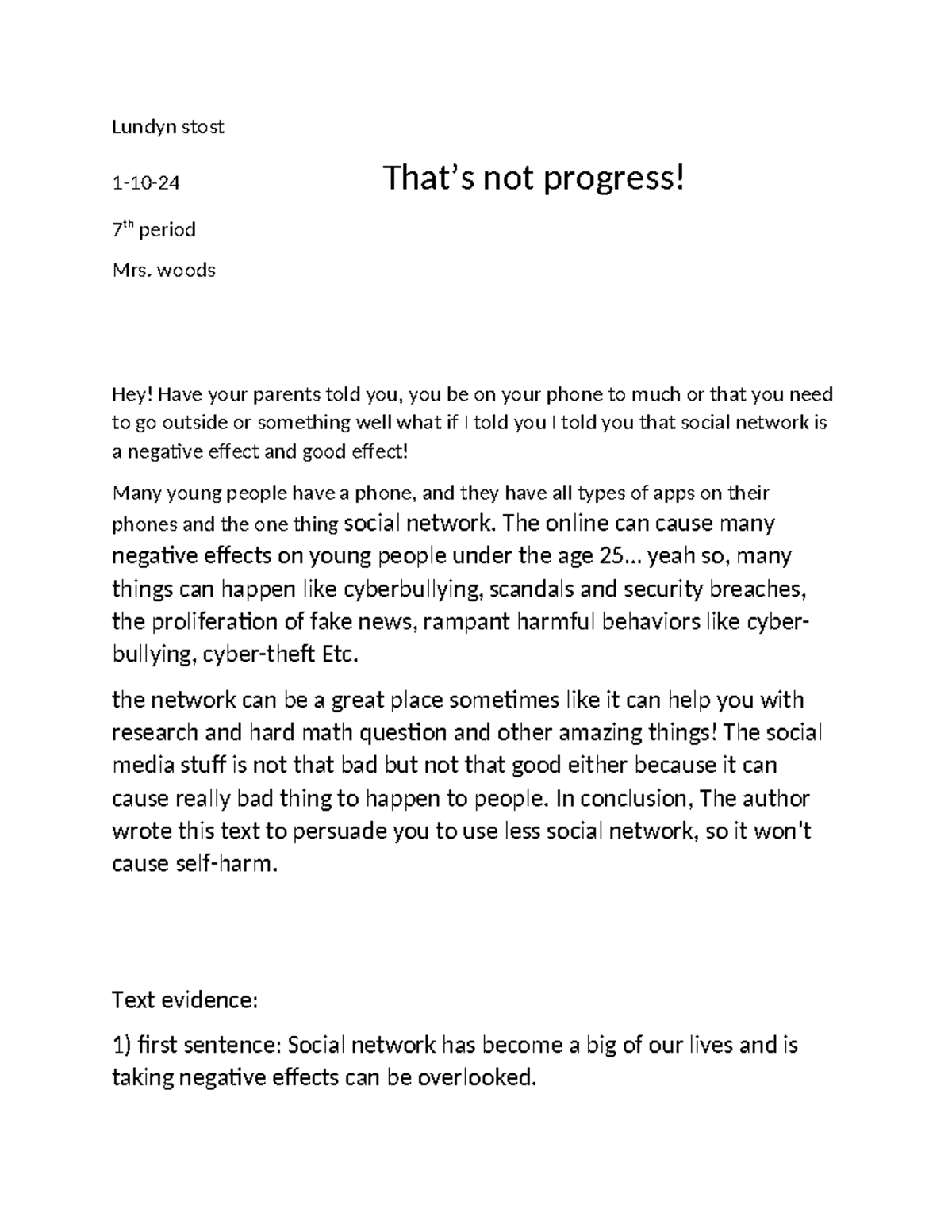 Lundyn - i dont have any information yet - Lundyn stost 1-10-24 That’s ...