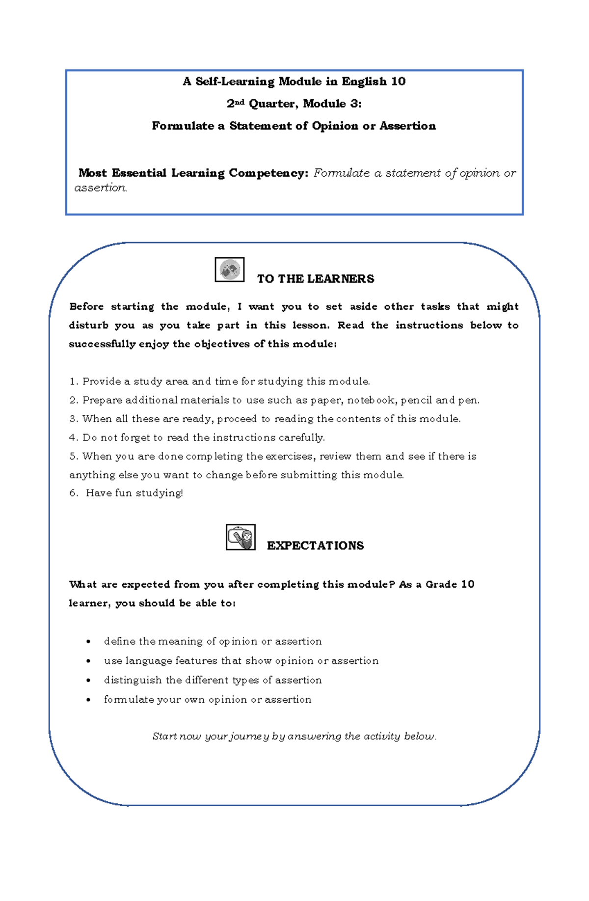 English-10-Q2-Week-3 I can do that I don't have a lot of work to do and ...