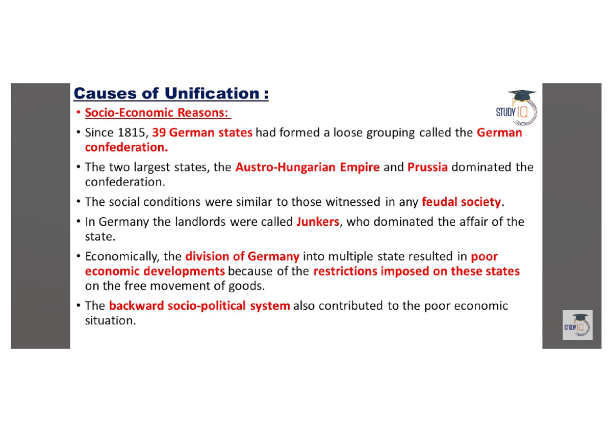 Unification of Germany - BA (Hons.) History - Studocu