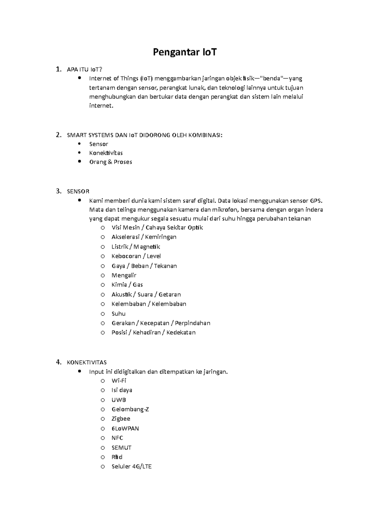 Pengantar Io T 2 - penjelasna tentang iot kedua - Pengantar IoT 1. APA ...