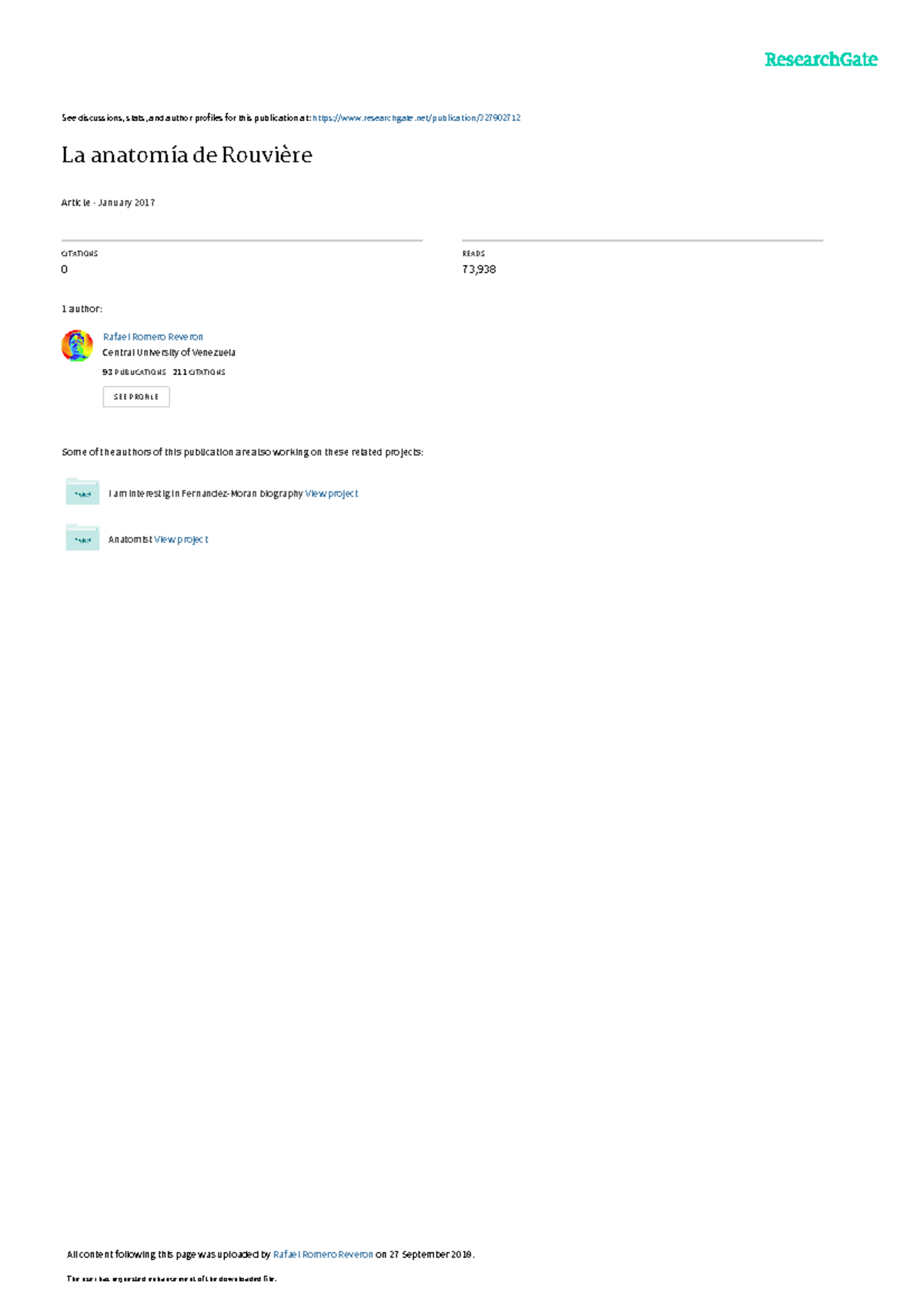 La Anatomiade Rouviere - See discussions, stats, and author profiles ...