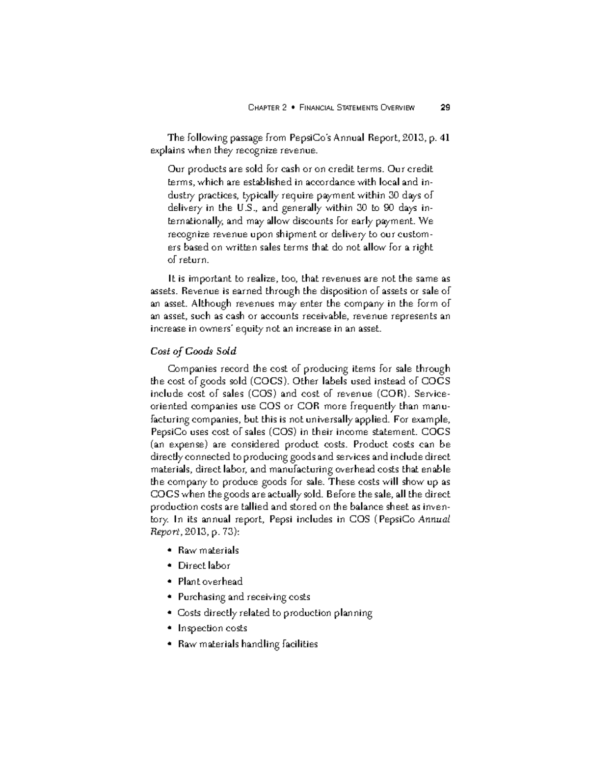 Split PDFFile 29 to 32 - Financial management - CHAPTER 2 • FINANCIAL STATEMENTS OVERVIEW 29 The ...