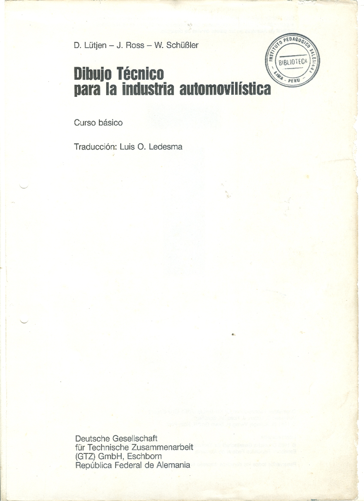 Dibujo Tecnico DEL Automovil-1 - Dibujo Mecanico - Studocu