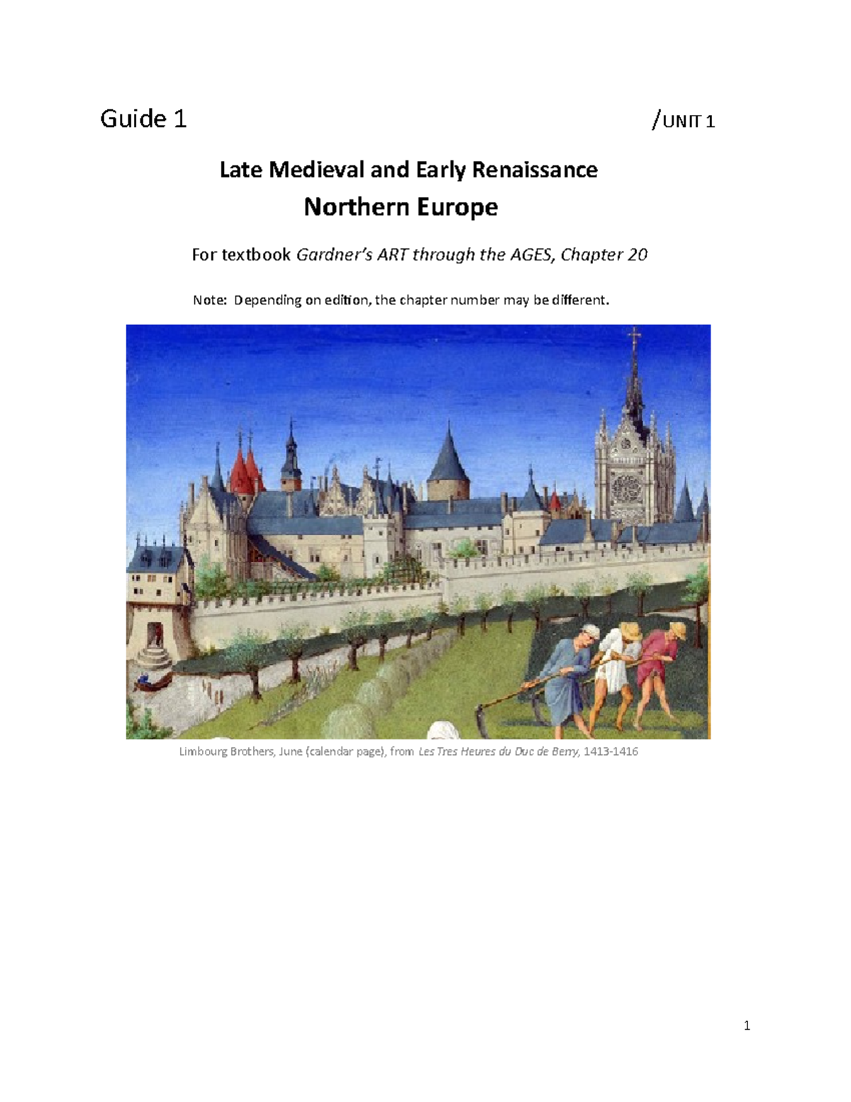 G-1 15th-century-Nortern-Europe 102' - Guide 1 /UNIT 1 Late Medieval ...