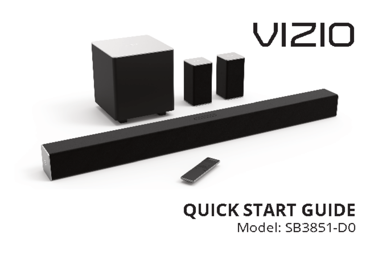 Qsg-sb3851d0 - Test sample doc - QUICK START GUIDE Model: SB3851-D ...