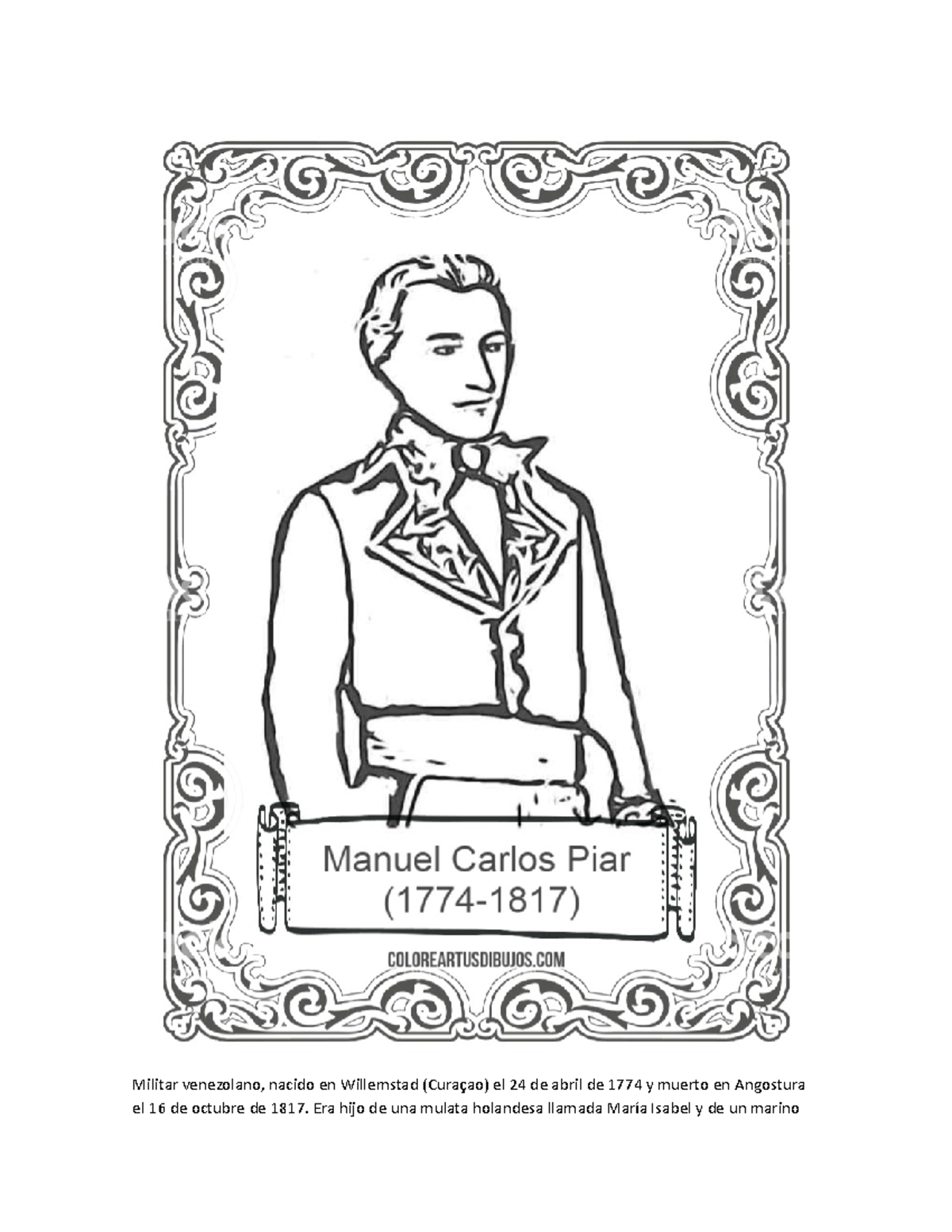 Biografía De Carlos Manuel Piar HEROE de la patria - Militar venezolano ...