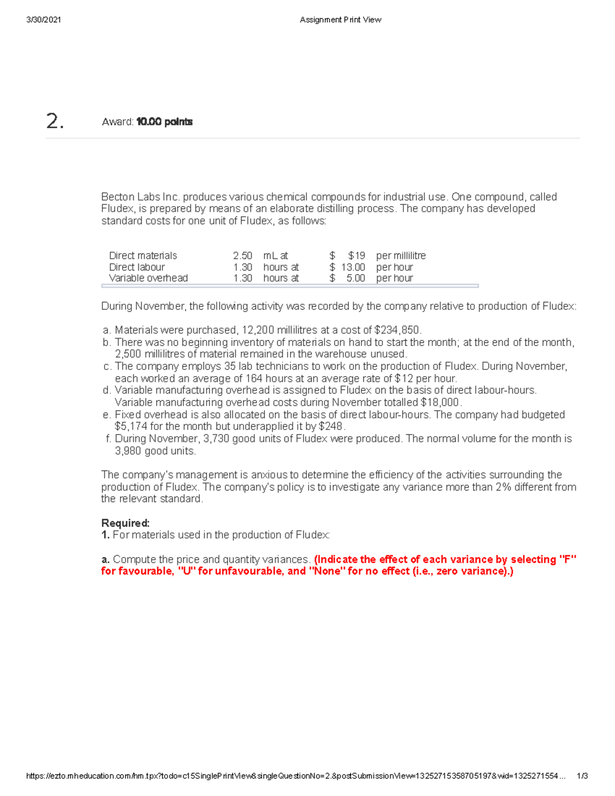 Mod12 - Exercises - 3/30/2021 Assignment Print View - Studocu