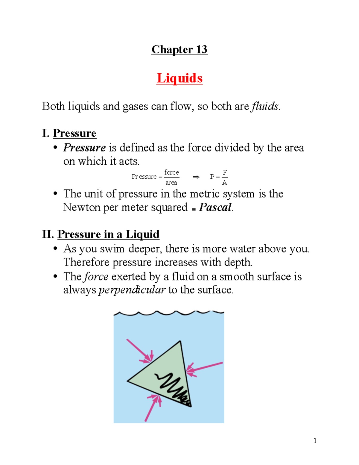 Chapter 13 - Lecture notes 13 - Chapter 13 Liquids Both liquids and ...