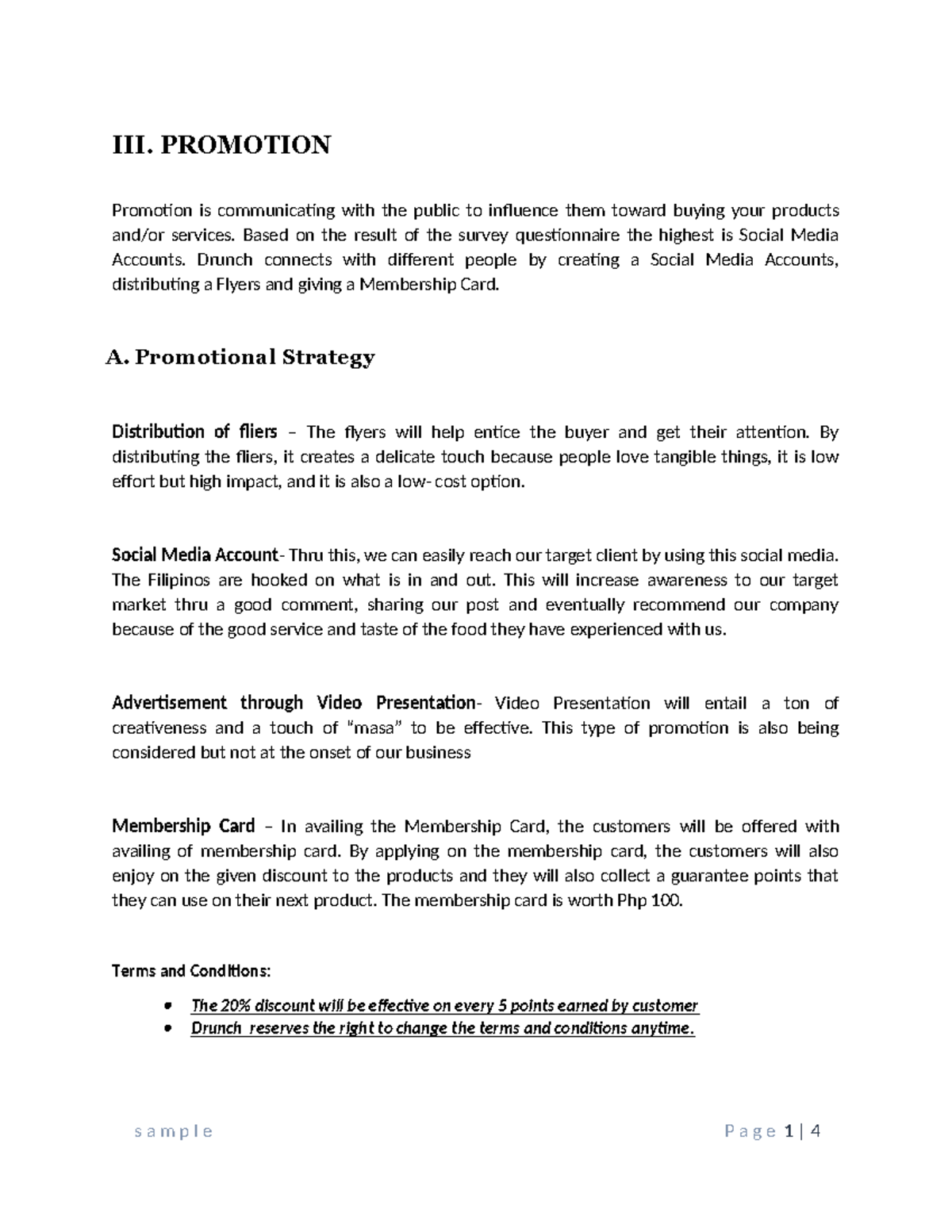 Chapter-3 - IT WILL HELP - III. PROMOTION Promotion is communicating ...