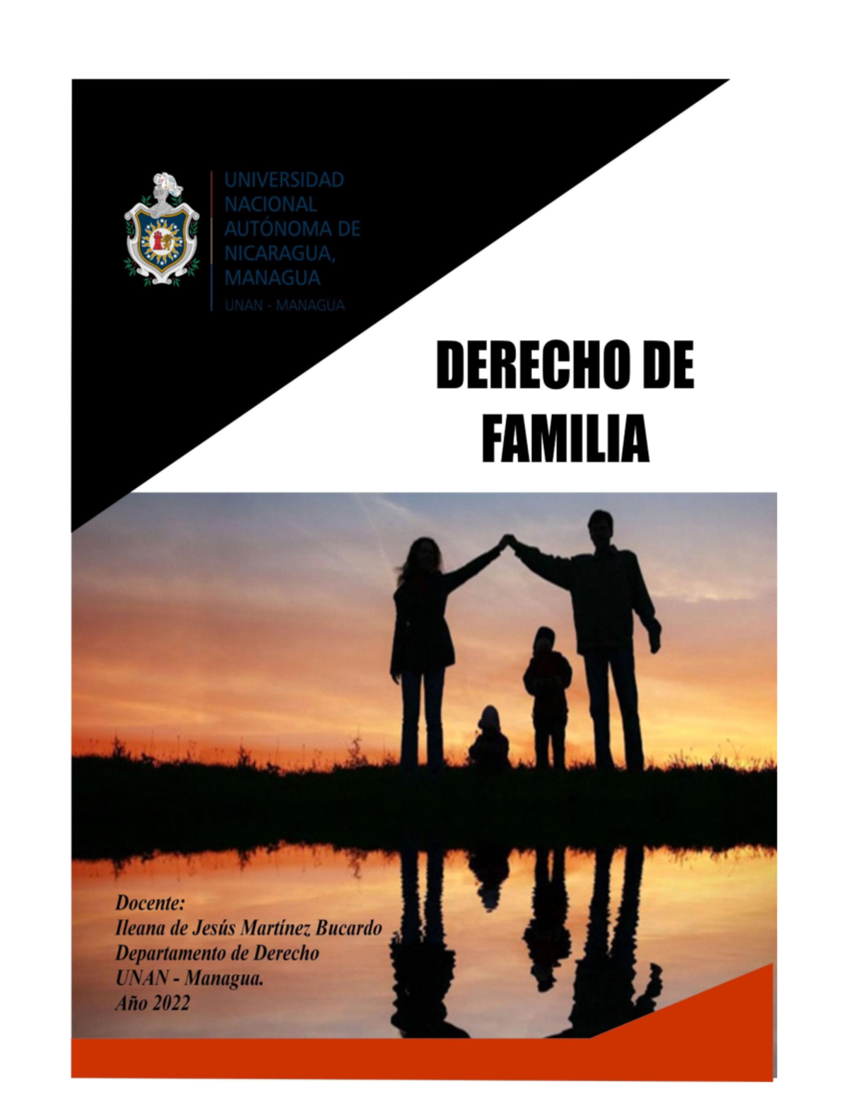 Dossier Derecho DE Familia - Contenido PRESENTACION ANTECEDENTES DEL ...