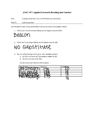 Beef EPD exploration - Worksheet for applied livestock breeding and ...