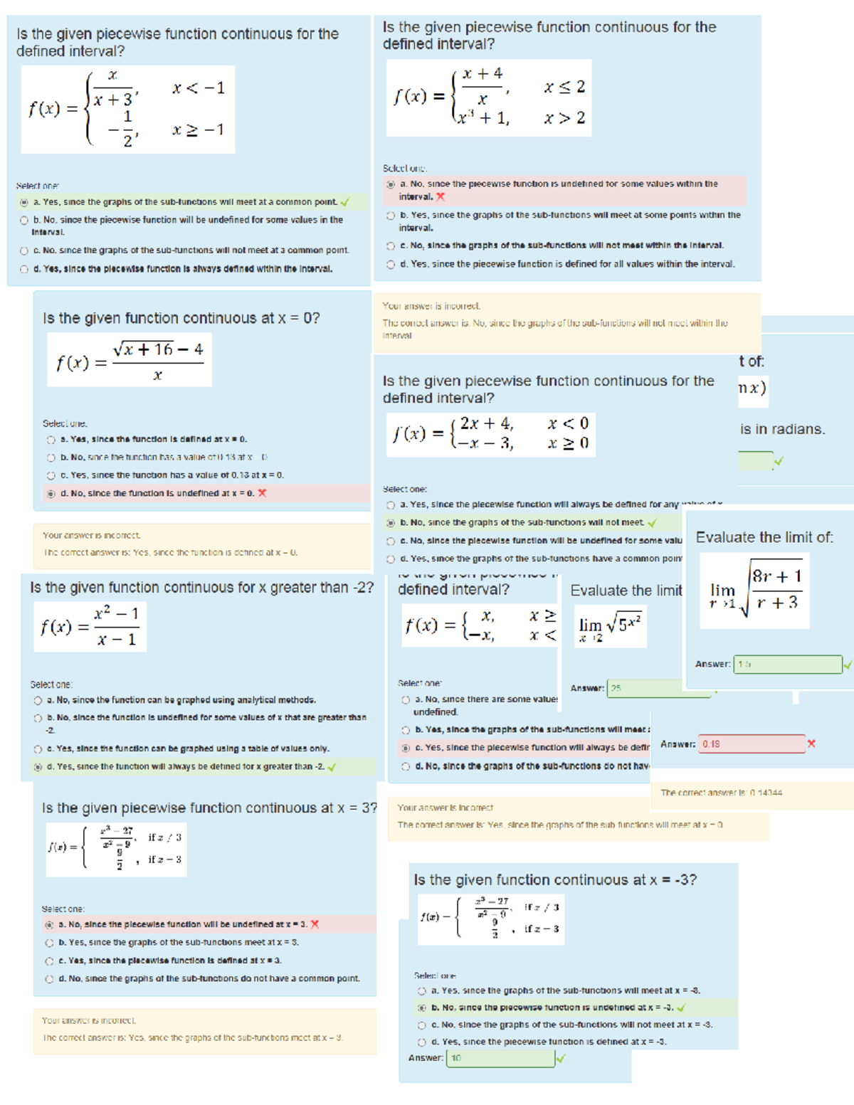 Basic-cal-2 - Evaluate the radical function below from y = 2 up to y ...