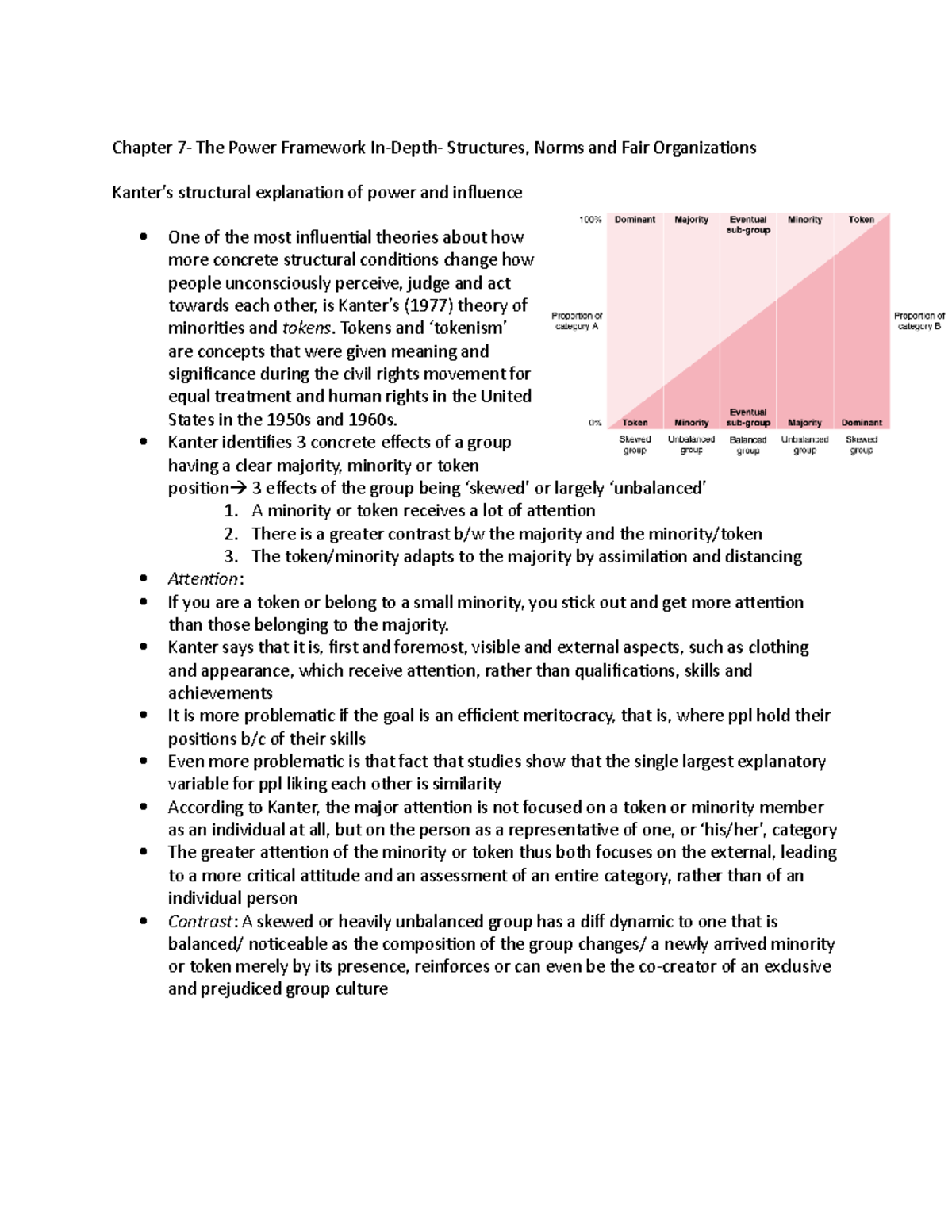 Chapter 7 - Organization Theory - Chapter 7- The Power Framework In ...