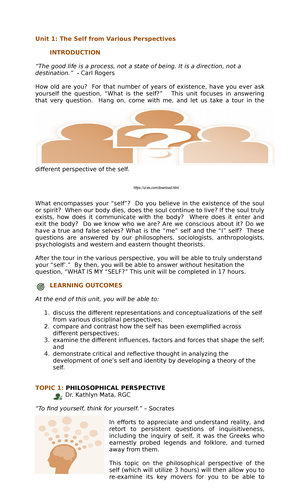 Ph history module 4 - Lecture notes 4 - Chapter 4 Learning Objectives ...