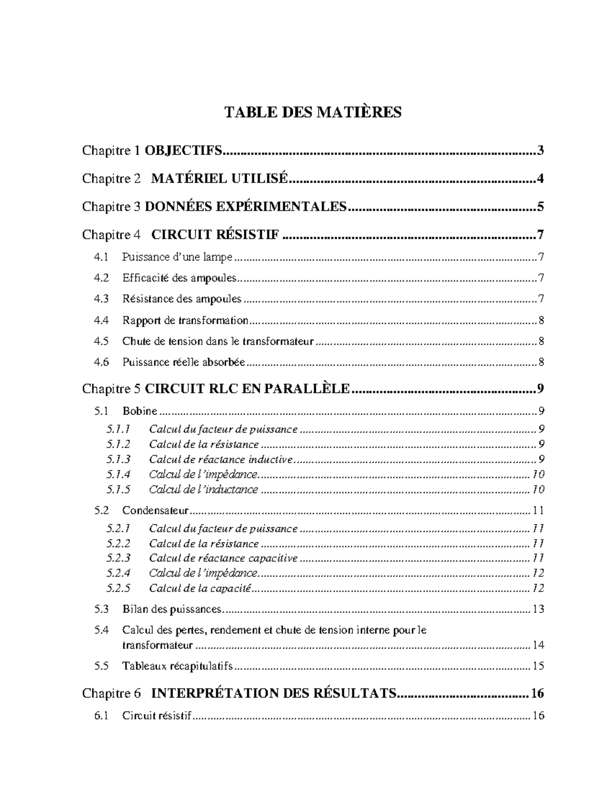 Laboratoire 1 - Lab complet corrigé - TABLE DES MATIÈRES Chapitre 1 ...