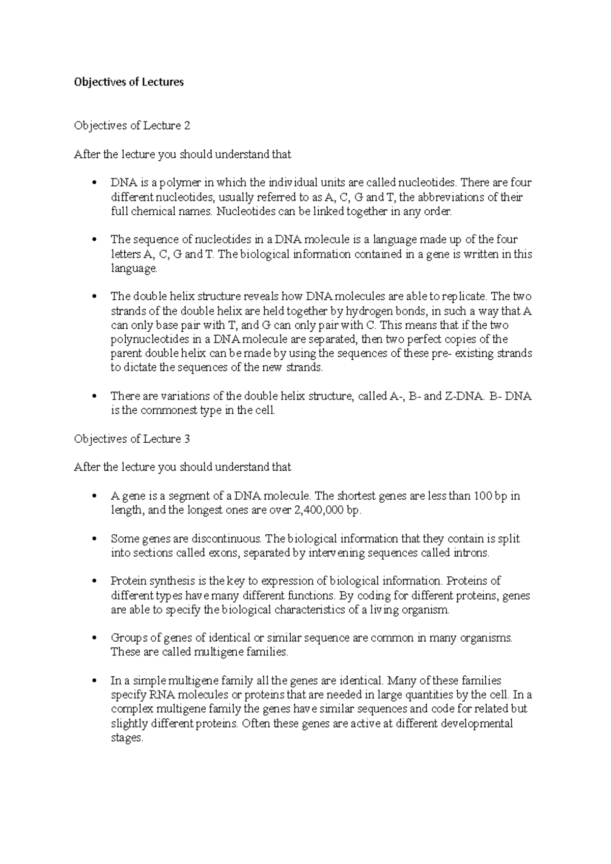 Objectives of Lectures - Objectives of Lectures Objectives of Lecture 2 ...