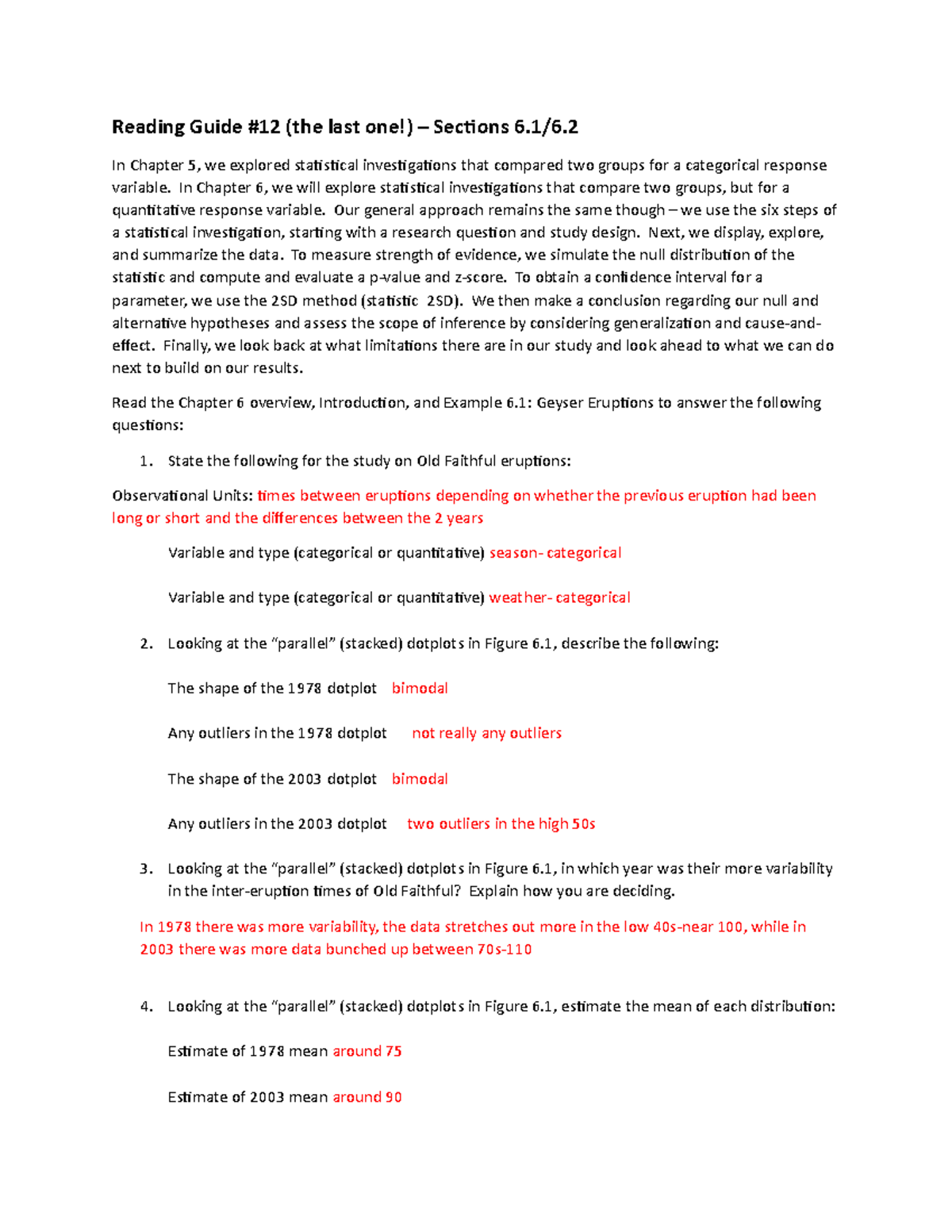 RG #12 - reading guide questions - Reading Guide #12 (the last one!) – Sections 6/6. In Chapter ...