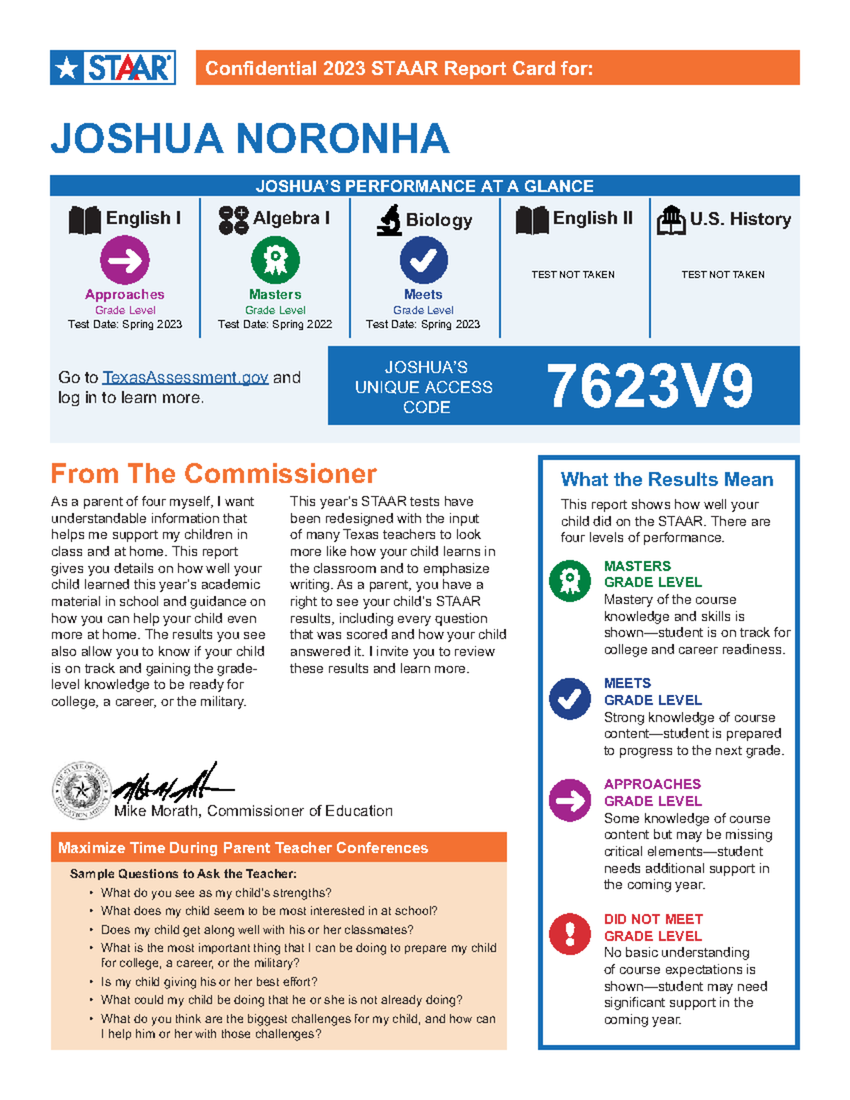 Staar English I en - He;p - English I Algebra I Biology English II U ...