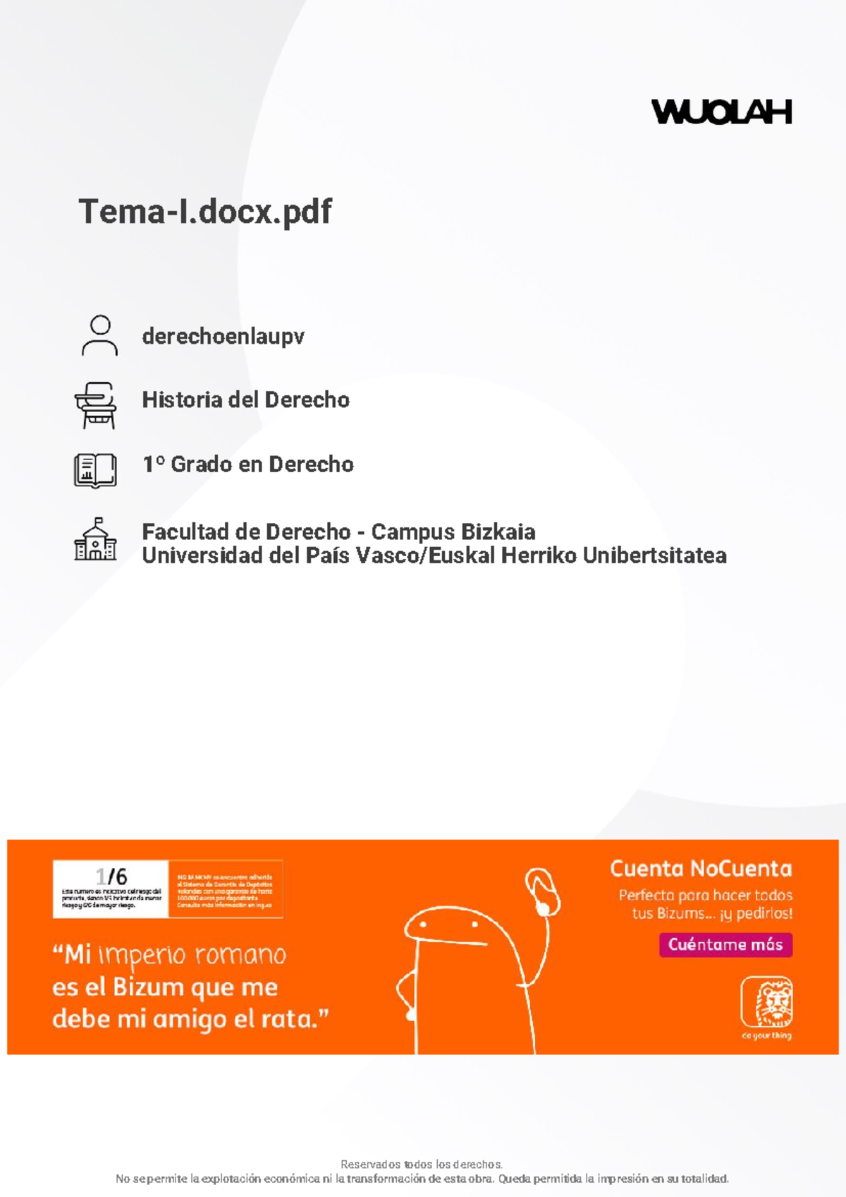 Tema1 - yes of - Tema-I.docx derechoenlaupv Historia del Derecho 1º ...