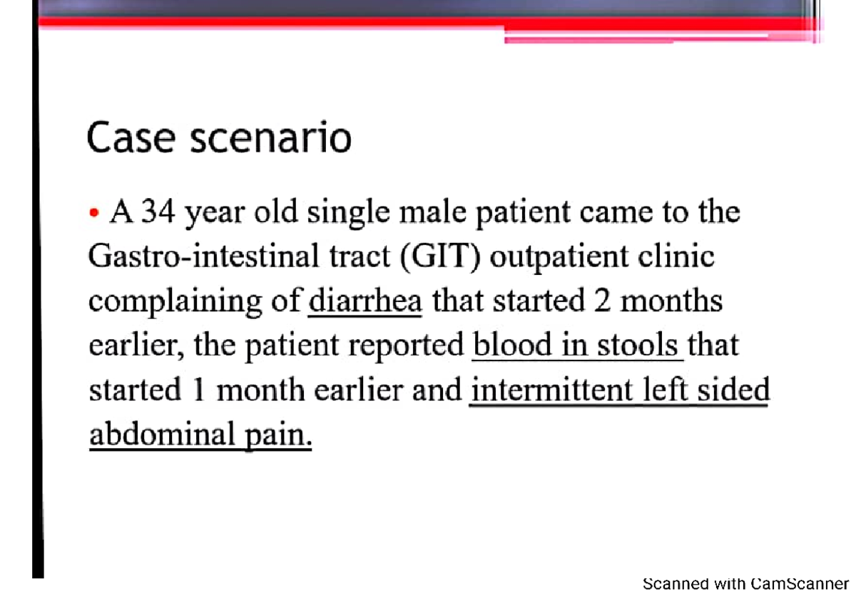 Approach to diarrhea - Anatomy, Embeyology, Arthology, Angiology - Studocu