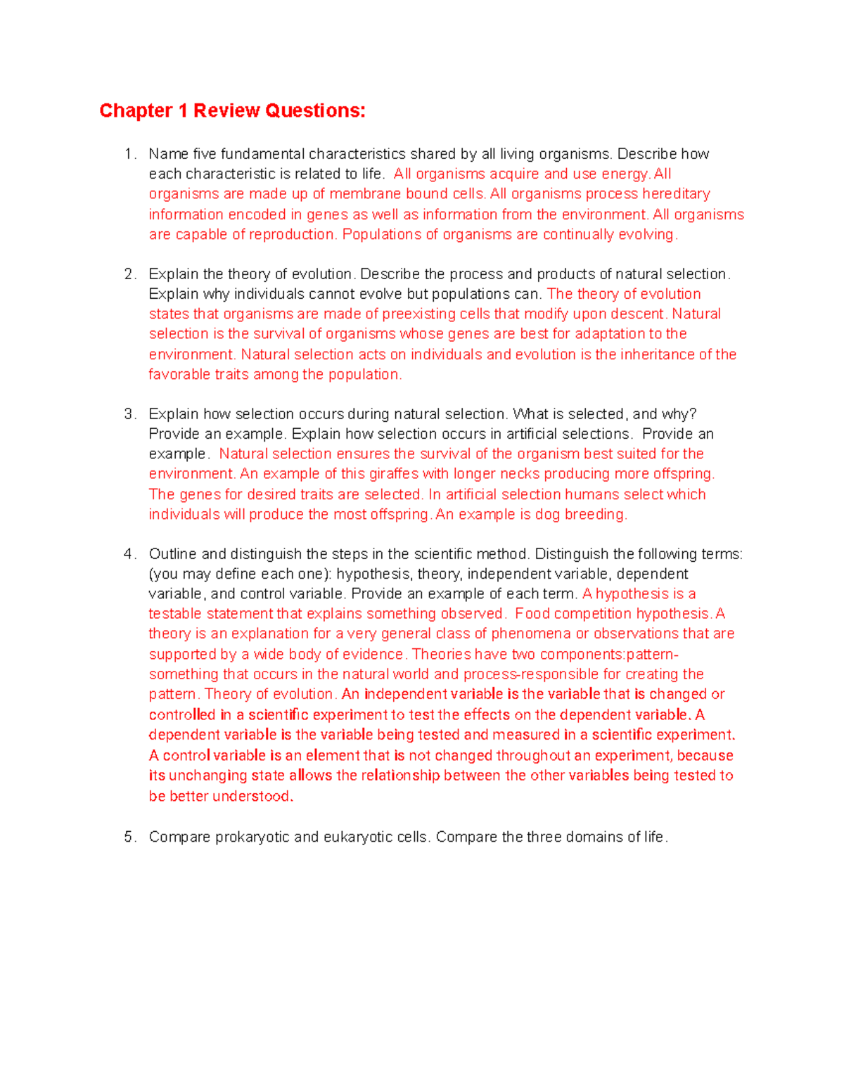 Chapter 1 Review Questions - Chapter 1 Review Questions: Name five ...