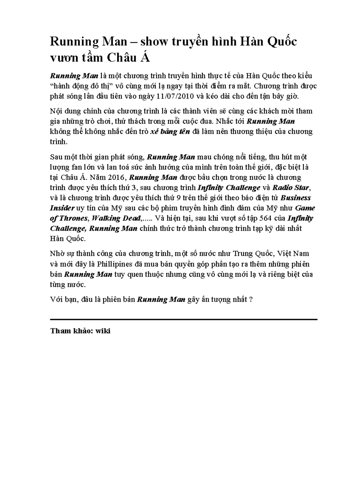 Running Man 2023 - Running Man – show truyền hình Hàn Quốc vươn tầm ...