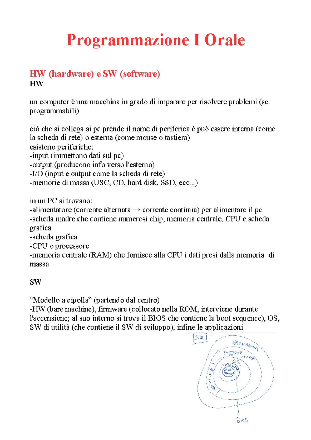 Teoria di programmazione Golang 2023-24 - Programmazione I Orale HW ...
