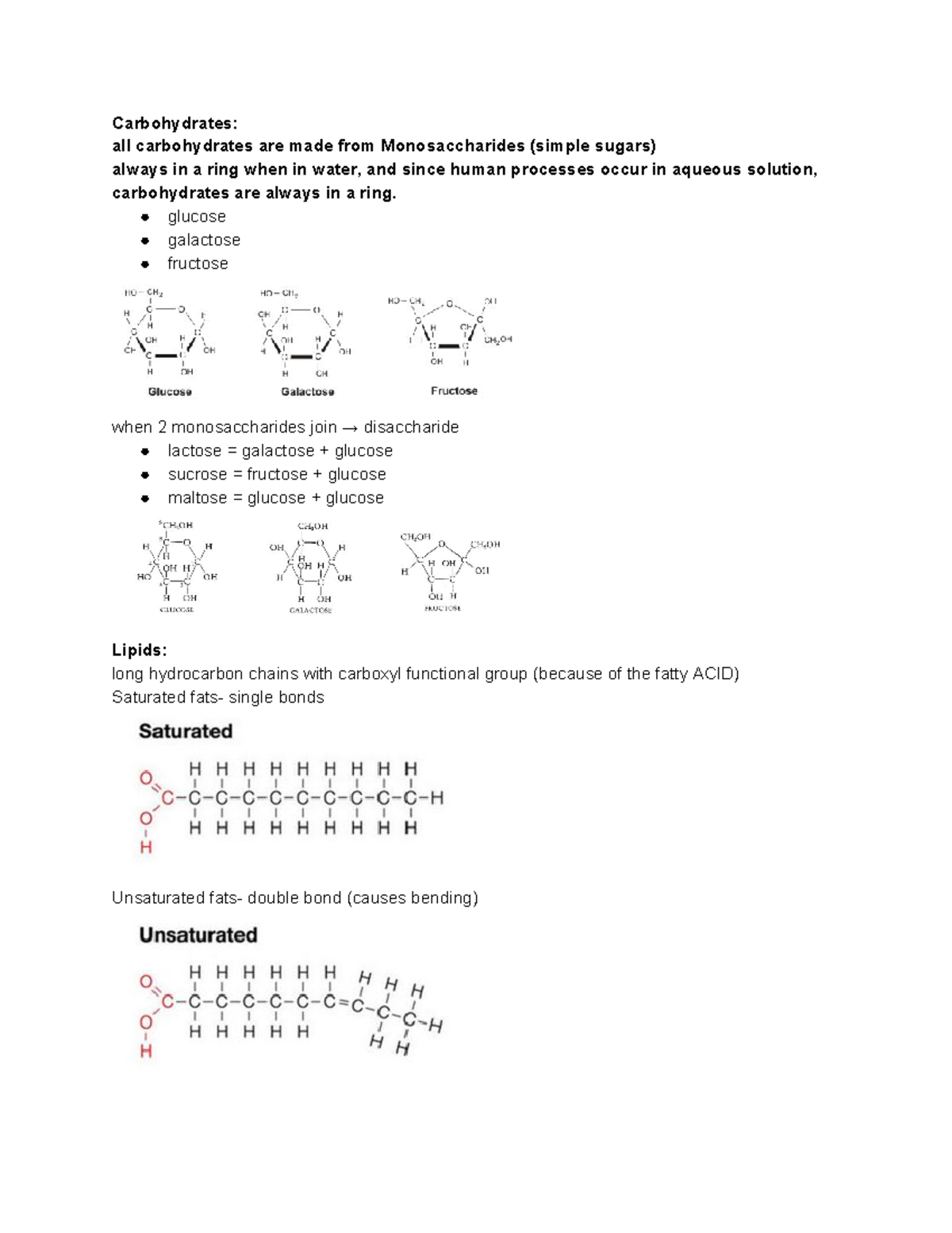 Organic Chemistry - Carbohydrates: all carbohydrates are made from ...