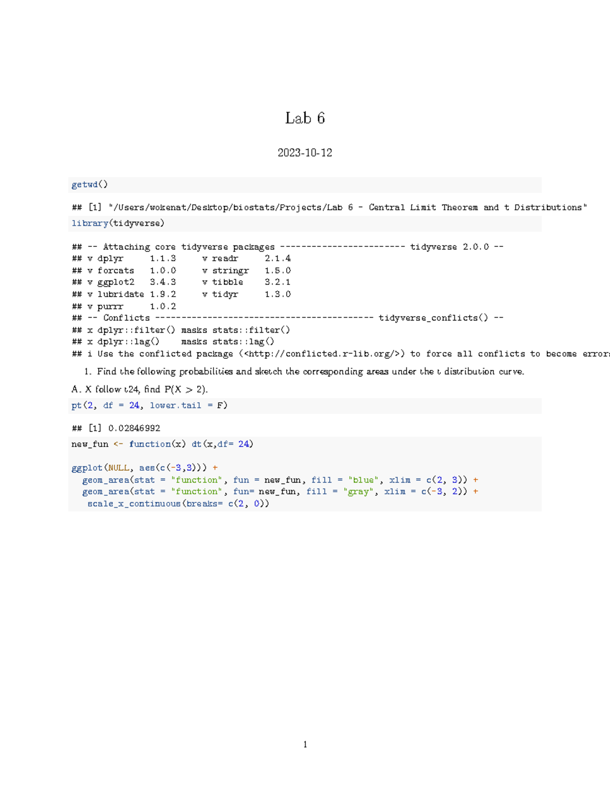 Lab 6 Lab 6 Lab 6 2023 10 Getwd [1] Users Wokenat Desktop Biostats Projects Lab 6