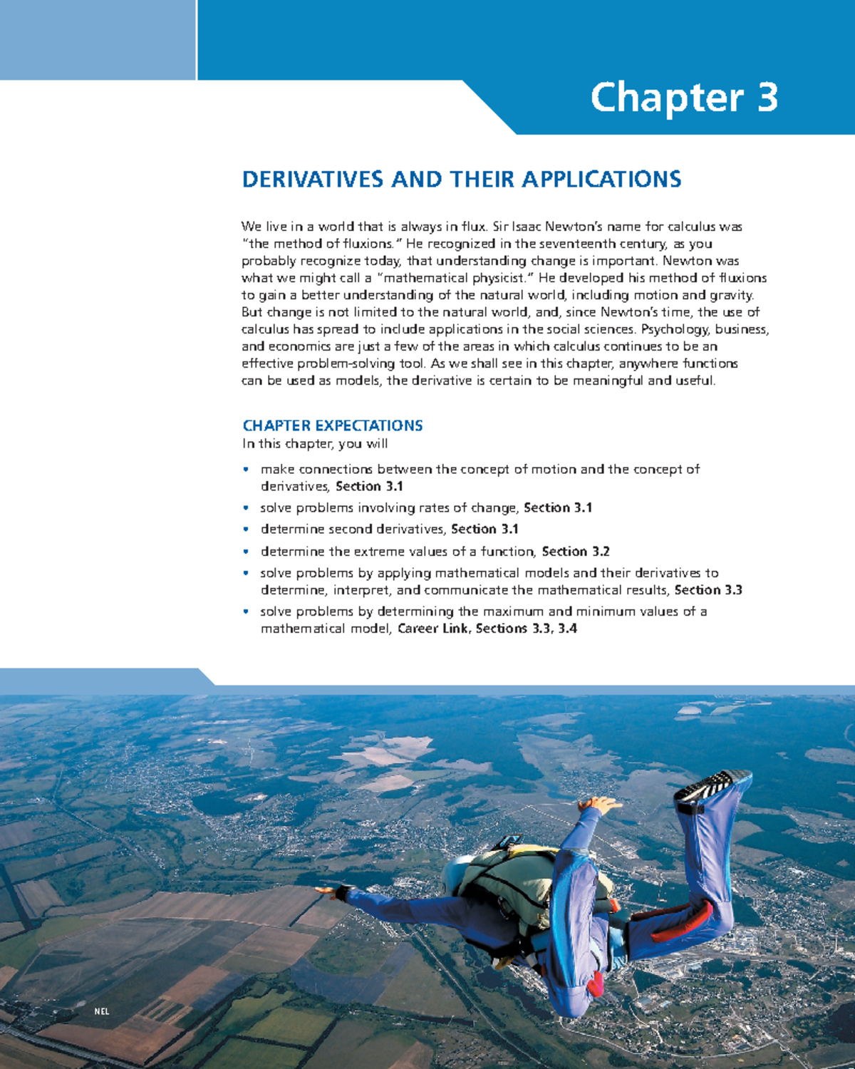 Chapter 3 - MCV4U Nelson - Chapter 3 DERIVATIVES AND THEIR APPLICATIONS ...