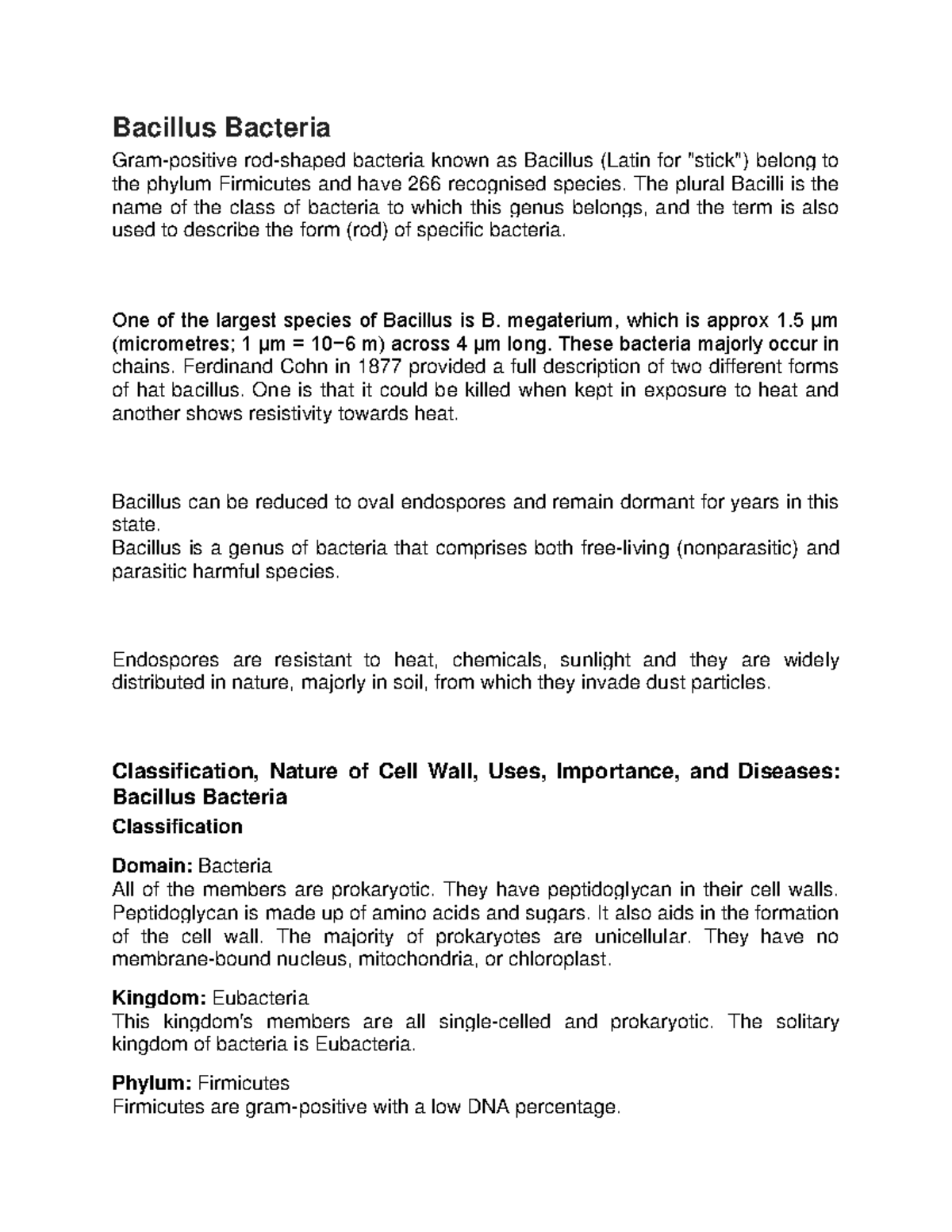 Bacillus Bacteria Lecture Notes 15 Bacillus Bacteria Gram positive bacillus-bacteria-lecture-notes-15-bacillus-bacteria-gram-positive