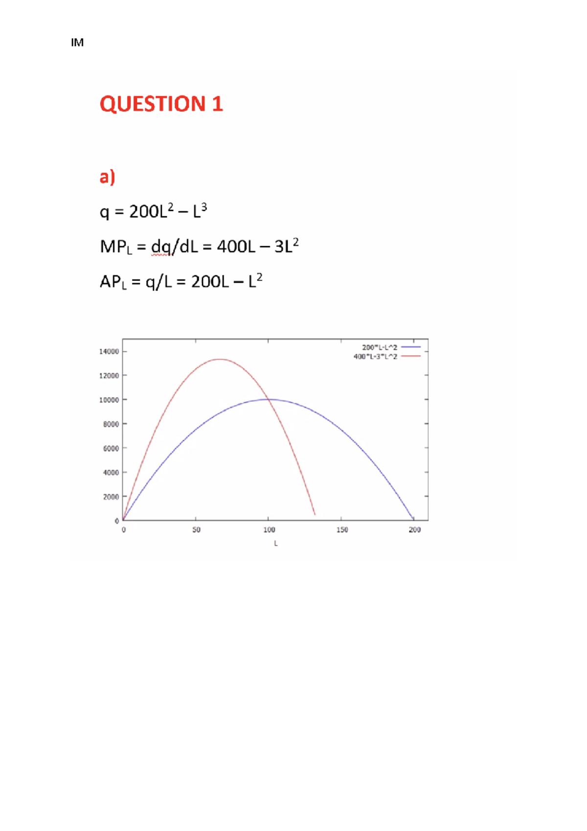 Tute 7 extra - Tutorial 7 working out - ECON20003 - Studocu