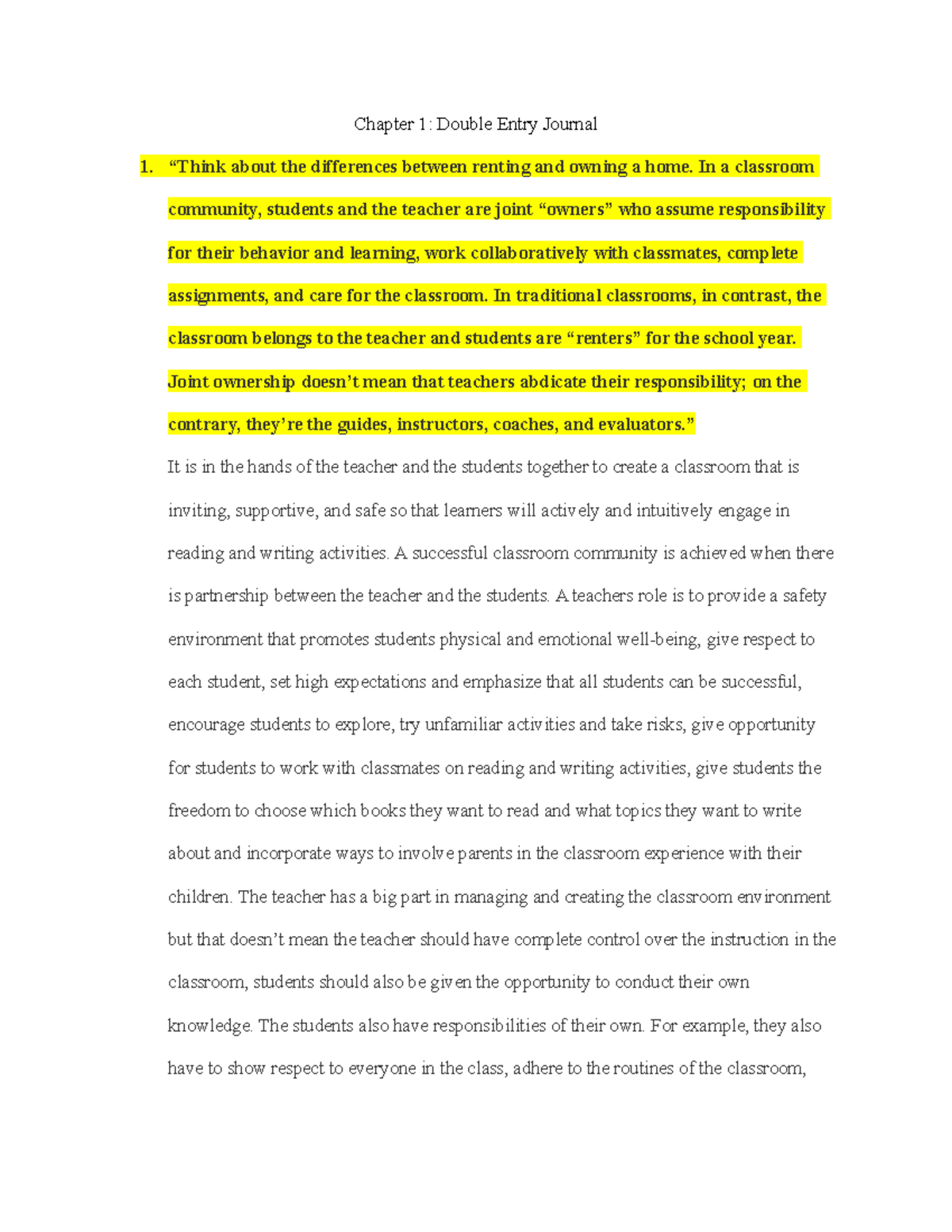 Chapter 1 Double Entry Journal - Chapter 1: Double Entry Journal 1 ...