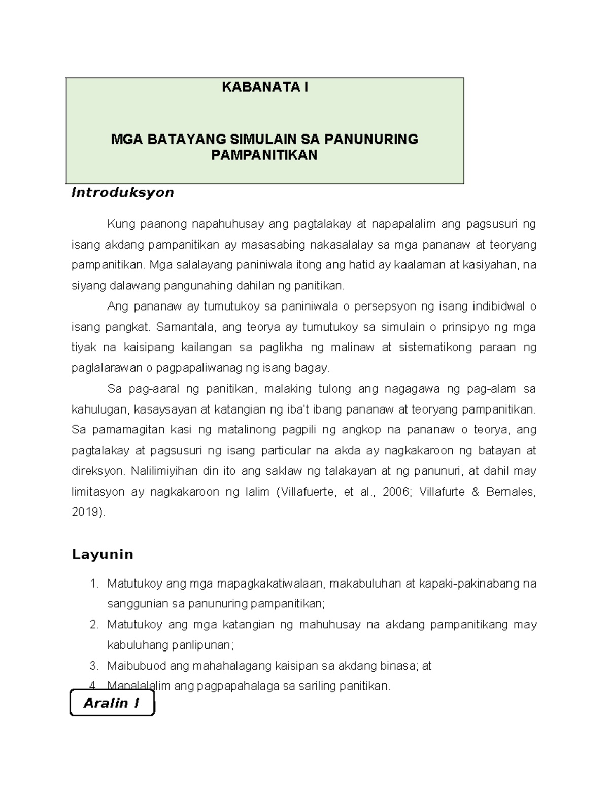 Kabanata I - Introduksyon Kung paanong napahuhusay ang pagtalakay at ...