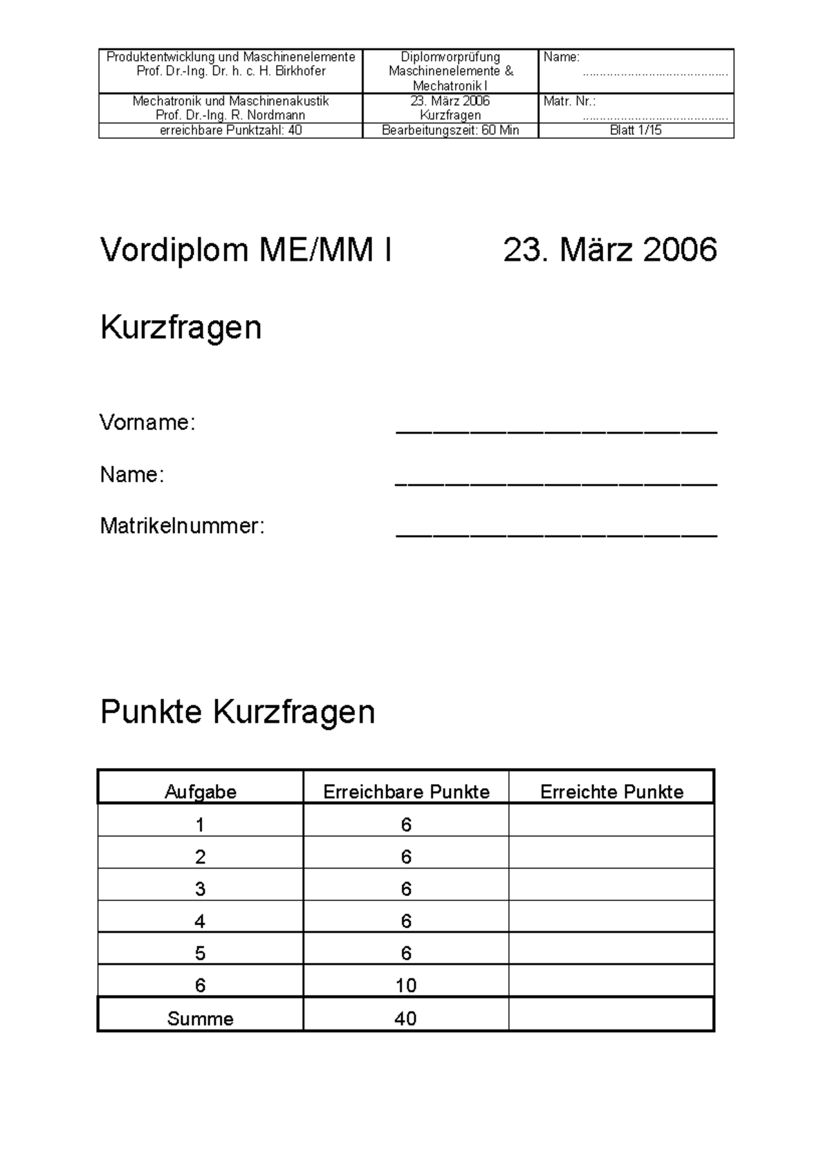 Klausur, Fragen - Warning: Error during font loading: XMLHttpRequest is not defined Prof. Dr ...