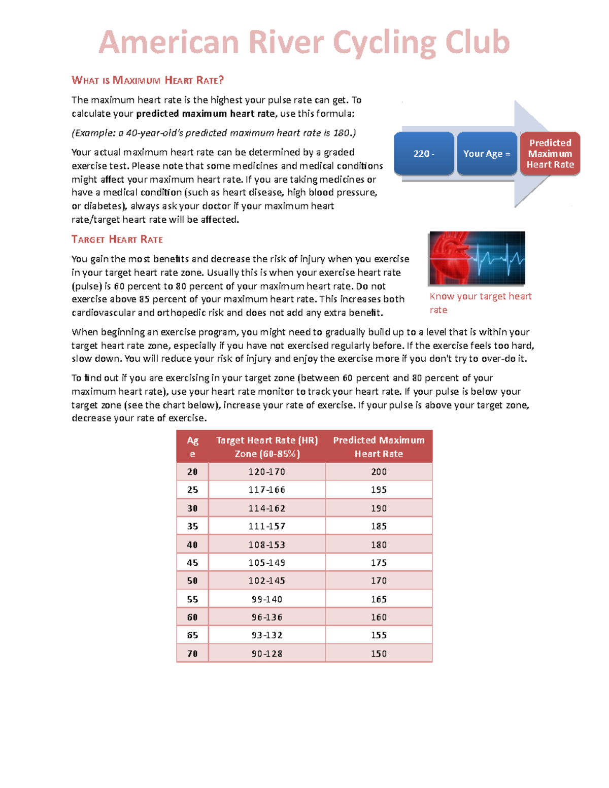 Maximum Heart Rate-04 - cis 103 - WHAT IS MAXIMUM HEART RATE? The ...