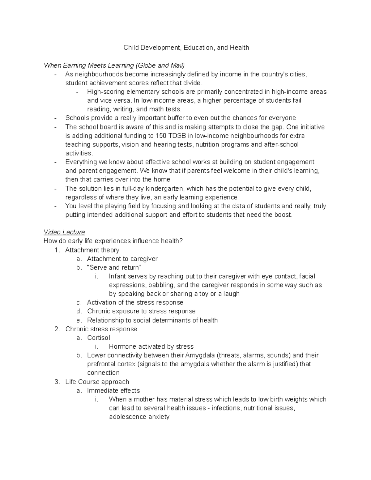 Module 7 Child Development, Education, and Health - Child Development ...