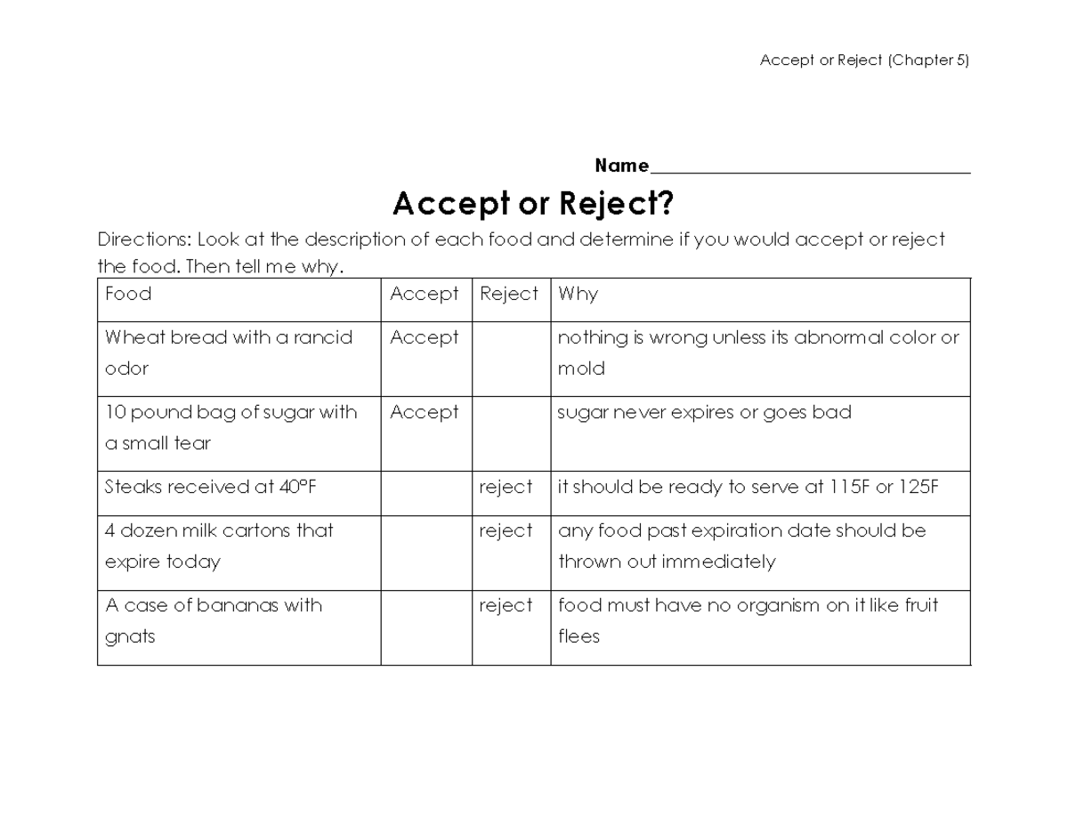 Copy of Chp 6 Accept or Reject Worksheet - Name ...