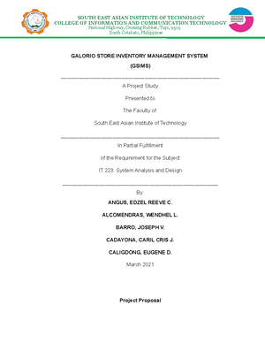 Capstone Chapter 1 3 - CHAPTER l INTRODUCTION RATIONALE OF THE STUDY ...