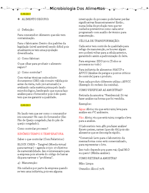 Microbiologia dos alimentos - Warning: TT: undefined function: 32 Warning: TT: undefined ...