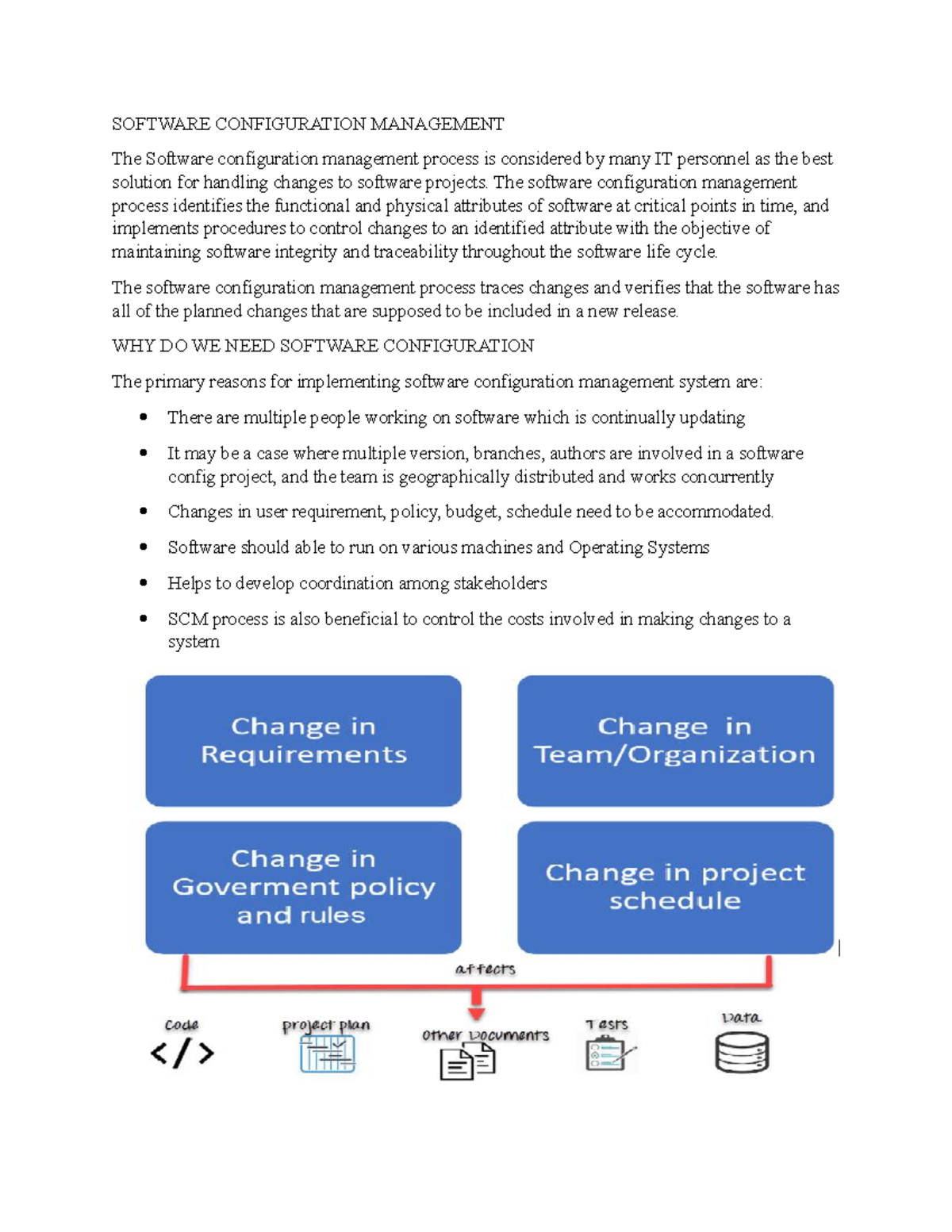 ICS Software Configuration Management - SOFTWARE CONFIGURATION ...