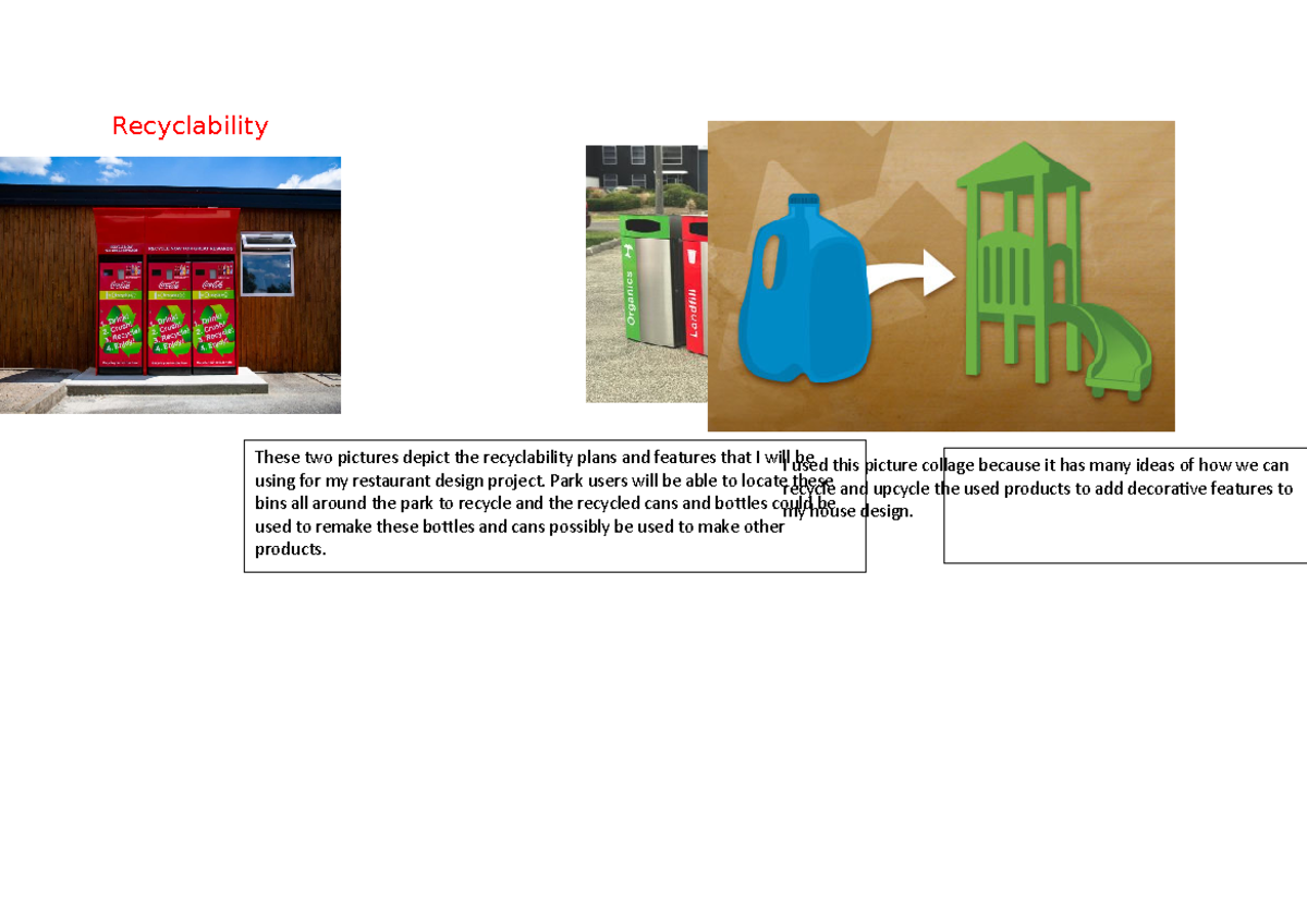 Recyclability - recyclablity assignment recieved high distinction ...