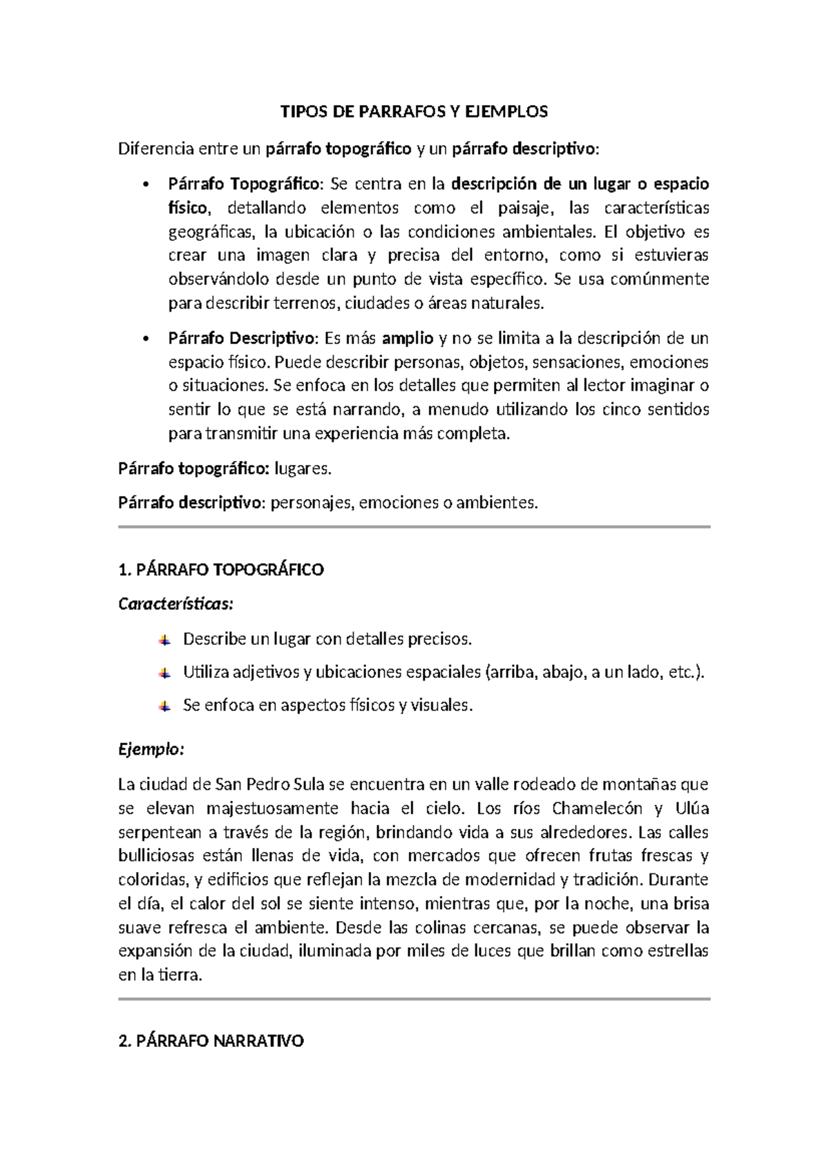 Ejemplo de Párrafos - TIPOS DE PARRAFOS Y EJEMPLOS Diferencia entre un ...