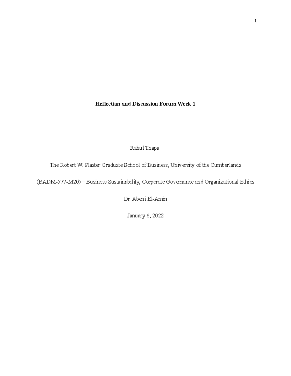 Discussion Week 1_Project Management_Process Management, project ...