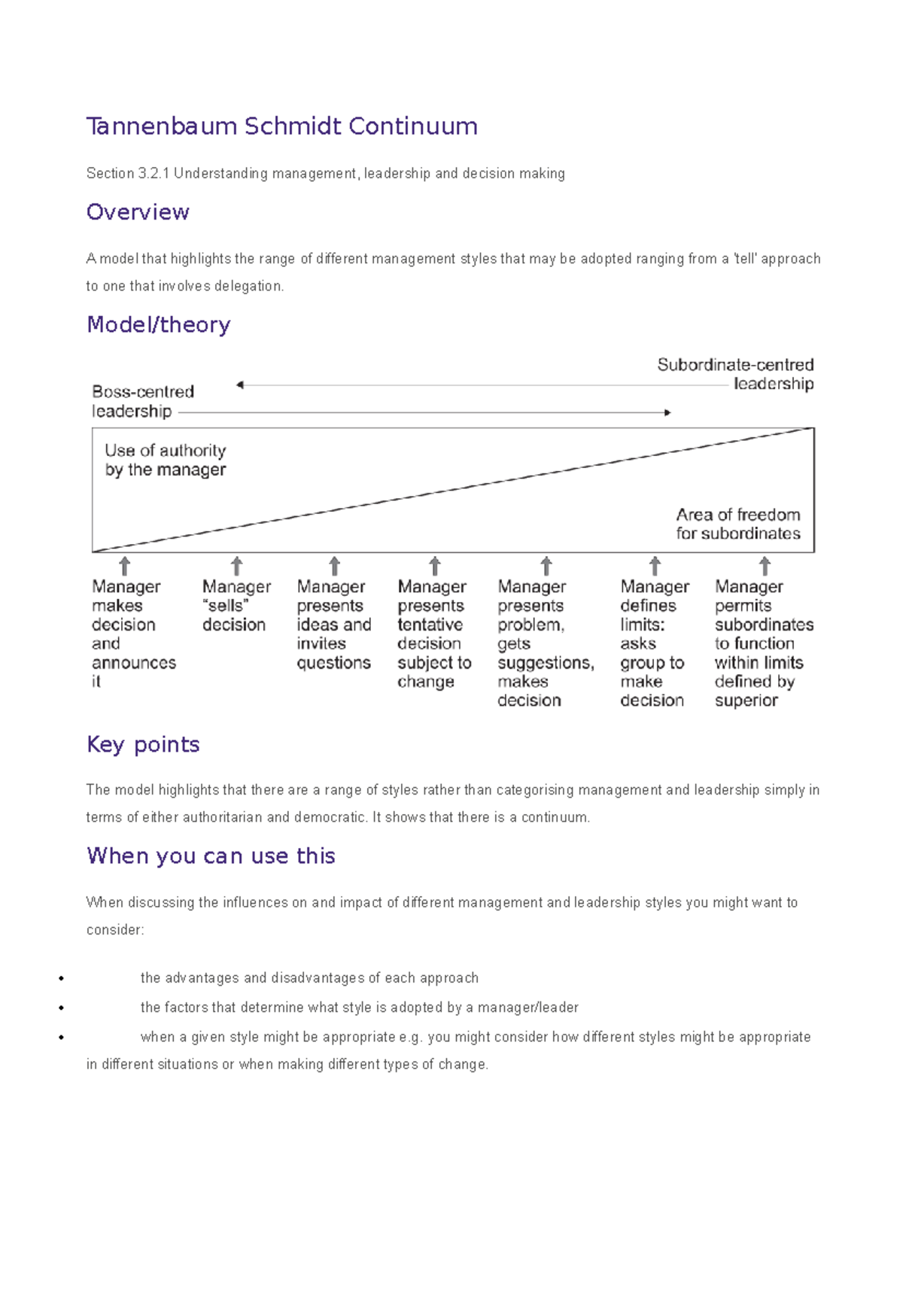AQA-Theories-Notes - theory notes by me - Tannenbaum Schmidt Continuum ...
