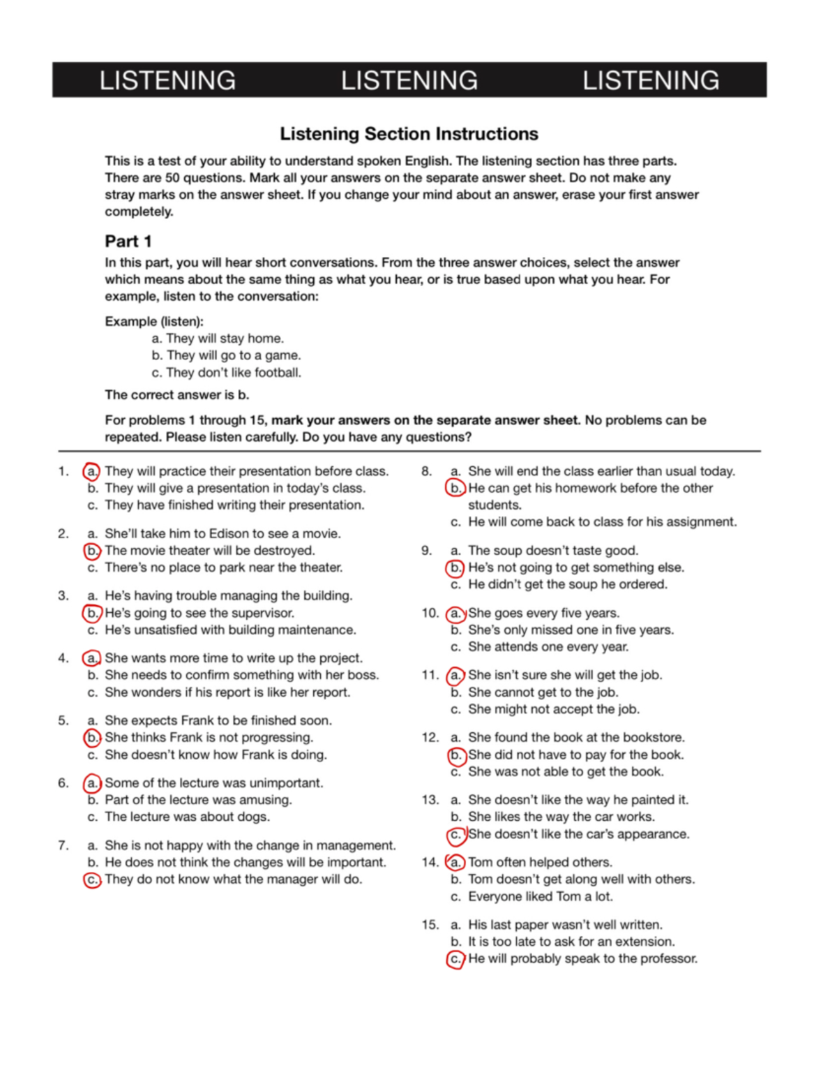 Sample Test—Form A - hoy - Studocu