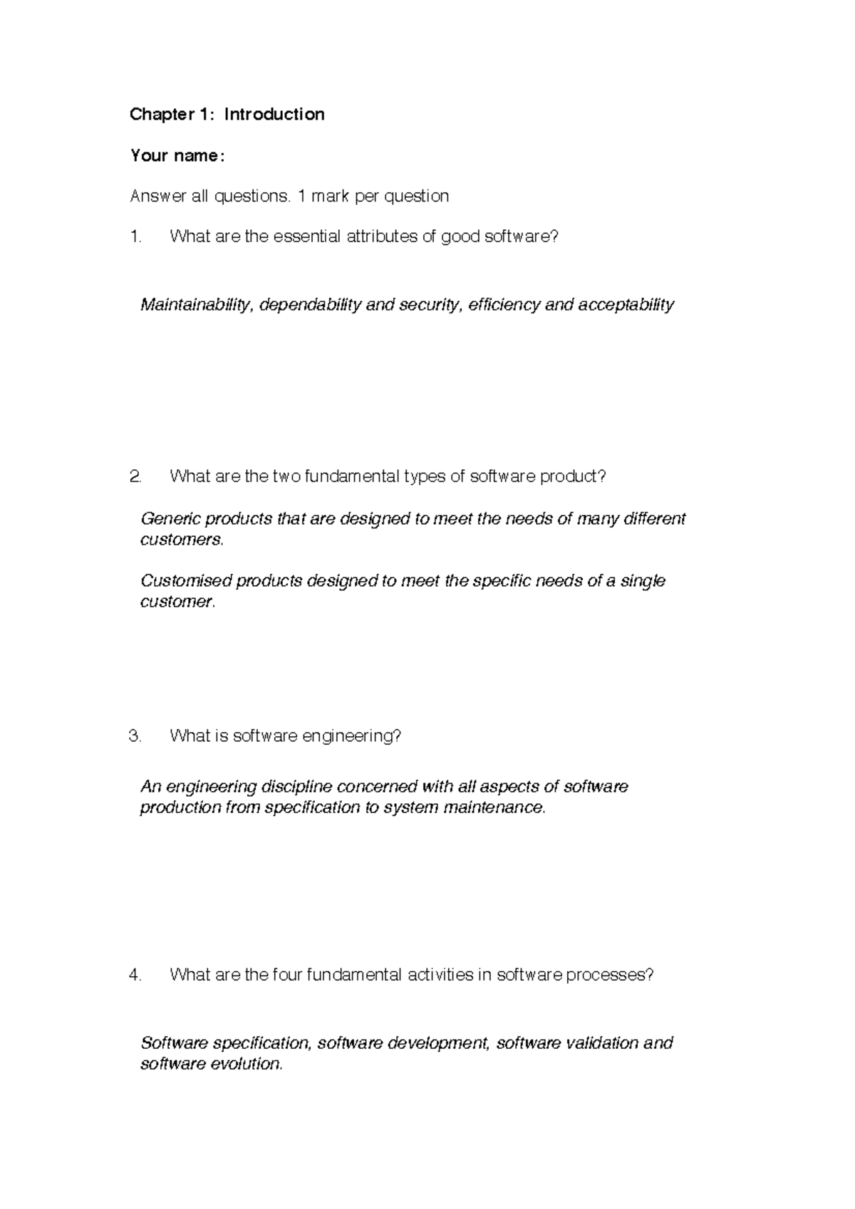 Ch1 Quiz Soln - Chapterr 1 Quiz Solutions - Chapter 1: Introduction ...